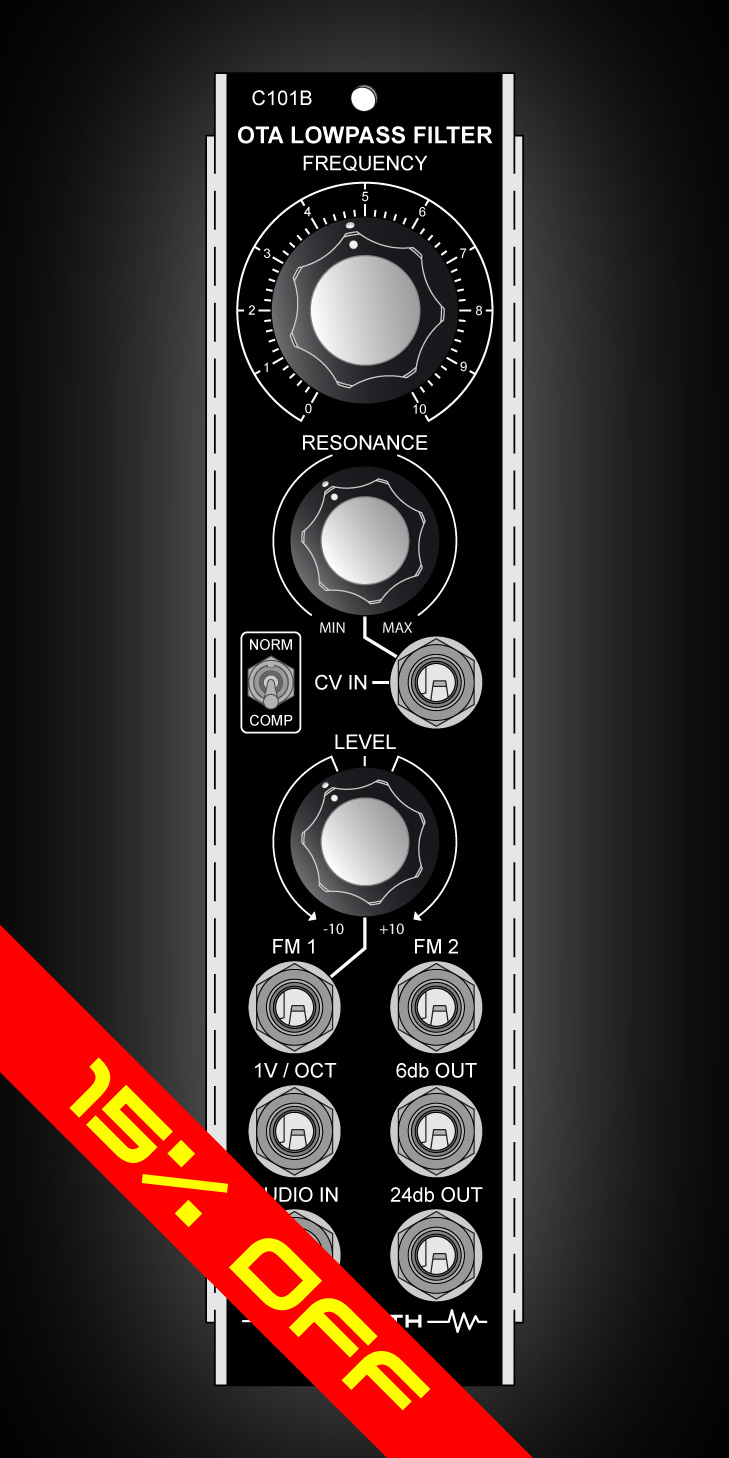 C101B OTA Lowpass Filter - Corsynth Modular Synths - MU Format Modular ...